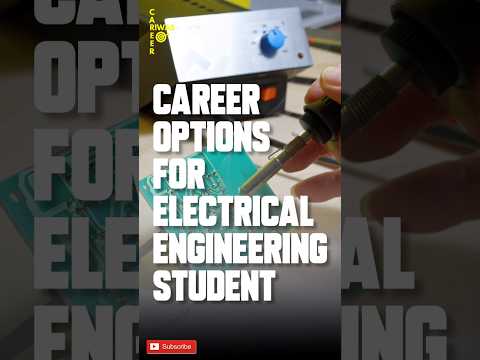 Career Options For Electrical Engineering Student #careerwithriwas #electricalengineering #shorts