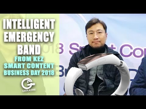Startup KEZ Smart Monitor Band: South Korea Smart Content Business Day