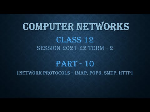 Computer Networks | Part 10 | Network Protocol | SLIP/PPP, IMAP, POP3, SMTP, HTTP | Class 12