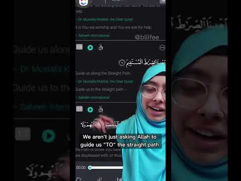 MINDBLOWING FACT ABOUT "ihdinas sirat al mustaqeem" | Bliifee #shorts