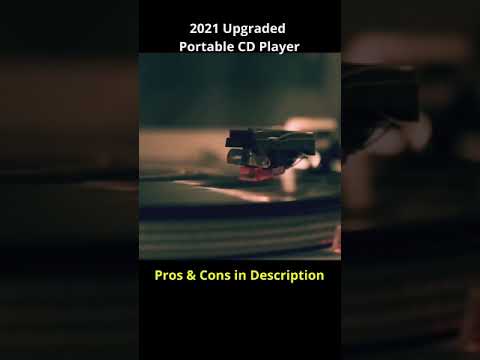 💿2021 Upgraded Portable CD Player Review💿#shorts