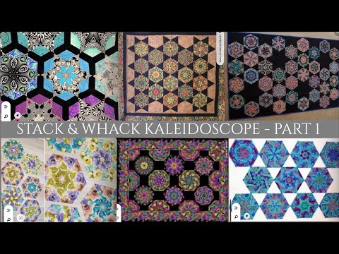Stack & Whack Kaleidoscope Quilt Part 1 Introduction and Fabric Selection