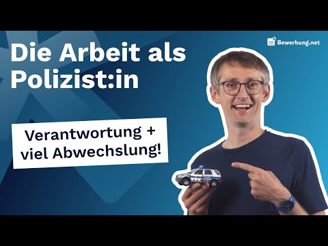 Polizei Bewerbung - Ausbildung, Aufgaben + Muster