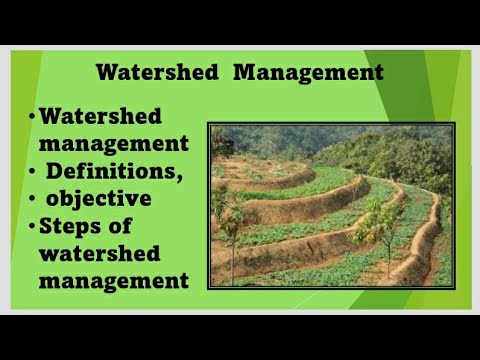 Watershed management, Definition, objective and steps