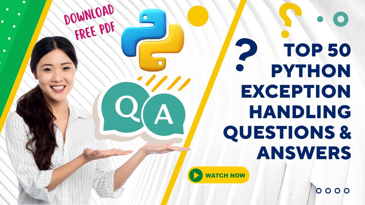 50 Python Exception Handling Interview Questions and Answers | Ace Your Python Interviews!