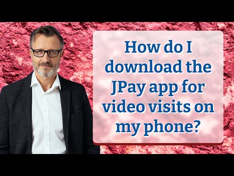 How do I download the JPay app for video visits on my phone?