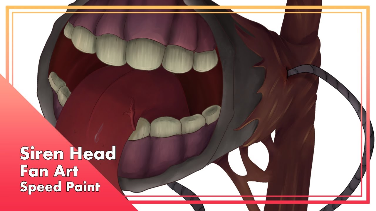 Siren Head Fan Art Speed Paint