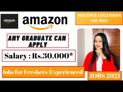 Amazon Virtual Hiring 2021 | Amazon Jobs for Freshers and Experienced | Work From Home Jobs