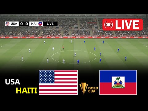????LIVE : USA vs HAITI | Concacaf Gold Cup 2025 | Full Match Streaming