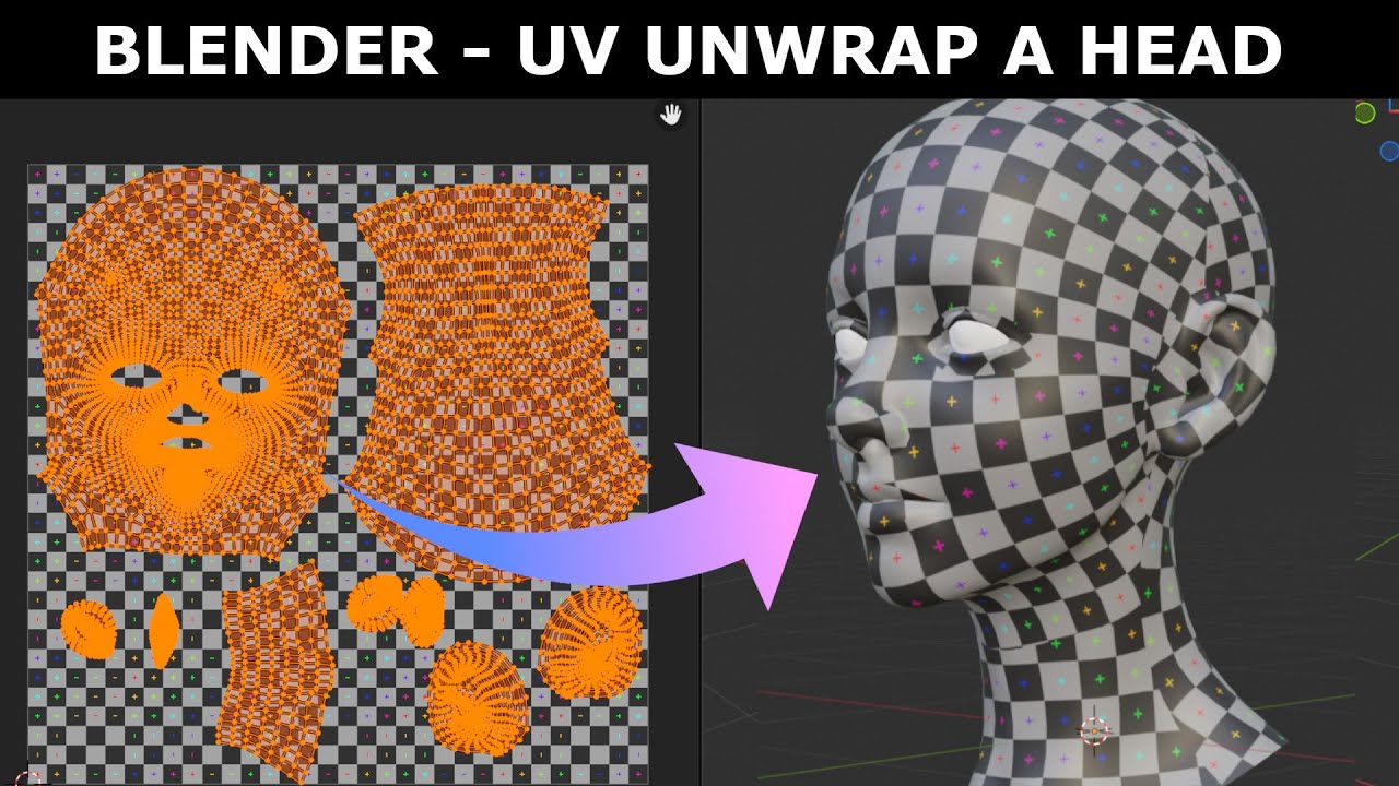 Blender 4.3 | UV Unwrap a Head | Tutorial