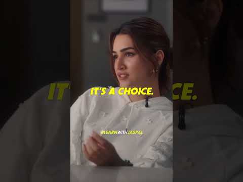 Is Happiness a Choice? | Kriti Sanon, Nikhil Kamath 💫