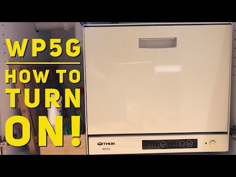 How to operate THOR WP5G Benchtop Dishwasher