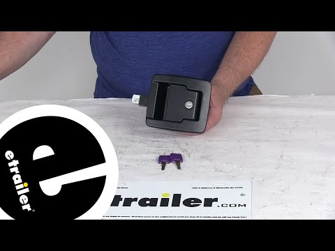 etrailer | Feature Review Global Link RV Baggage Door Slam Latch with Keyed Alike Option