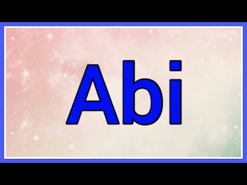 Abi : Name Origin Meaning Variations