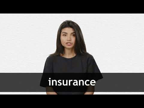 How to pronounce INSURANCE in American English