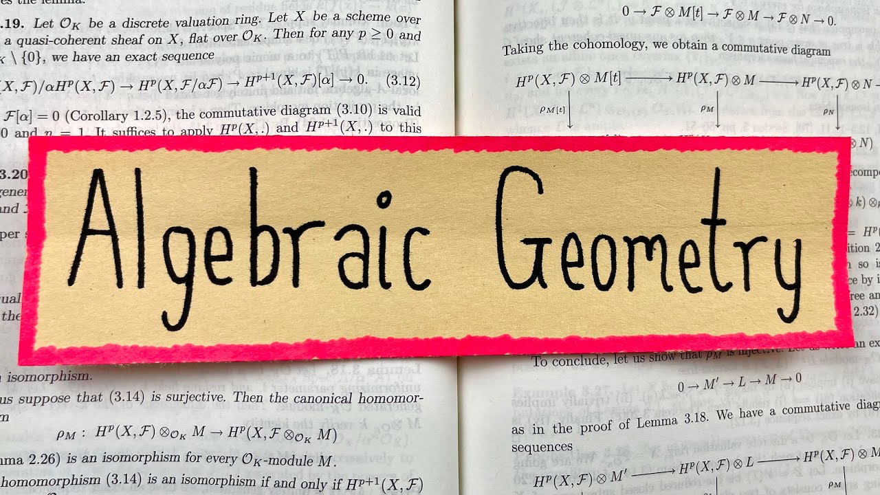 What is algebraic geometry?