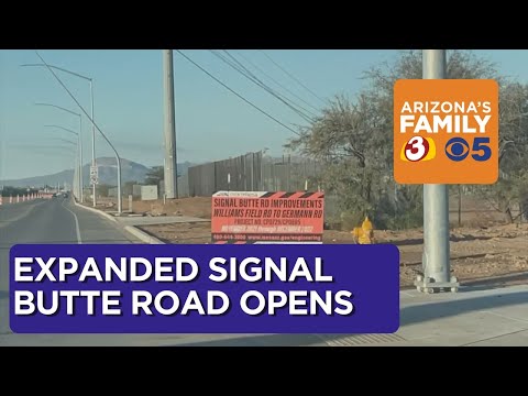 New Signal Butte Road expansion helps Mesa area commuters