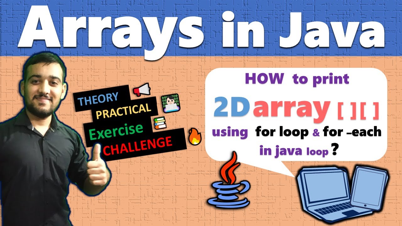 Print 2d Array in Java | Coding Wallah