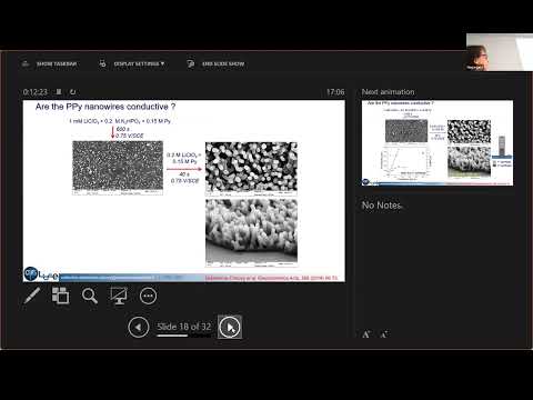 Title: Template-free electrosynthesis of nanostructured conductive polymers