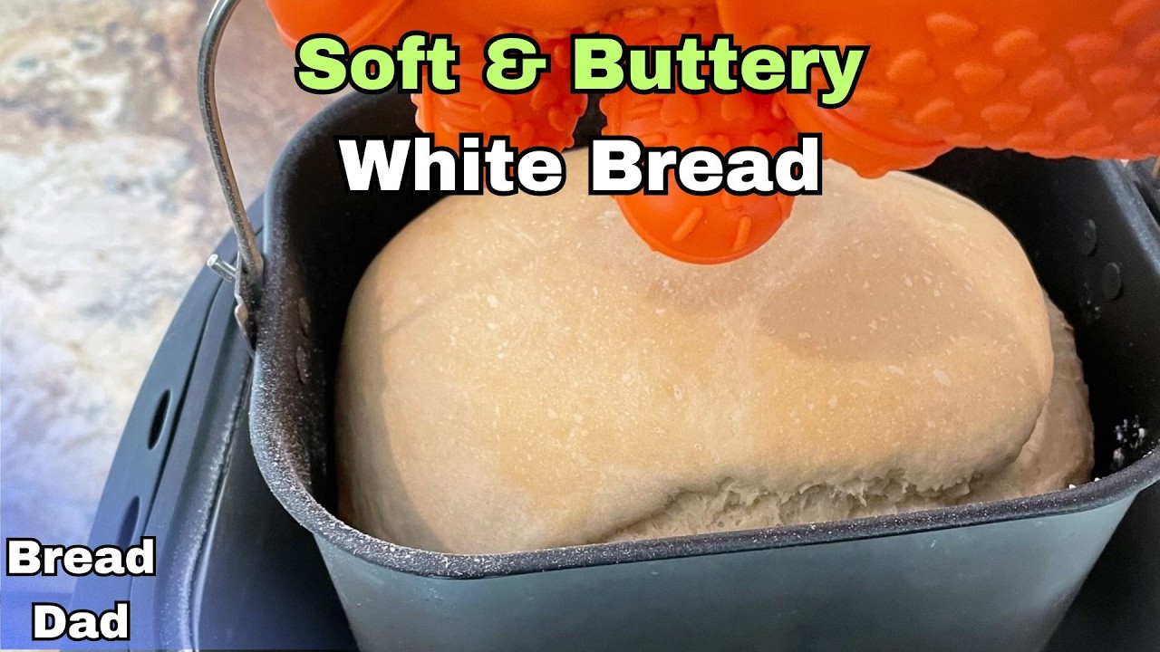 Bread Machine White Bread 🍞 Soft & Buttery Bread Recipe