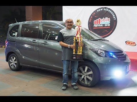 Indonesia Car Audio Championship : Honda Freed 2nd Runner Up Sound Quality Pro 50 MSF2018