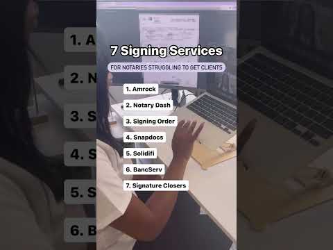 7 Signing Services for Notaries Struggling To Get Clients ✔😊