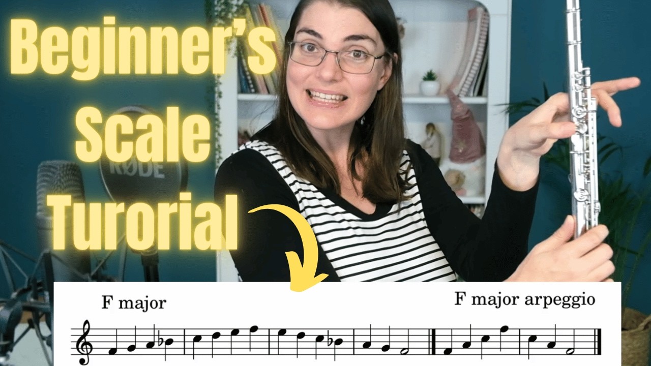 Beginner's guide to the major scale (Easy flute tutorial)