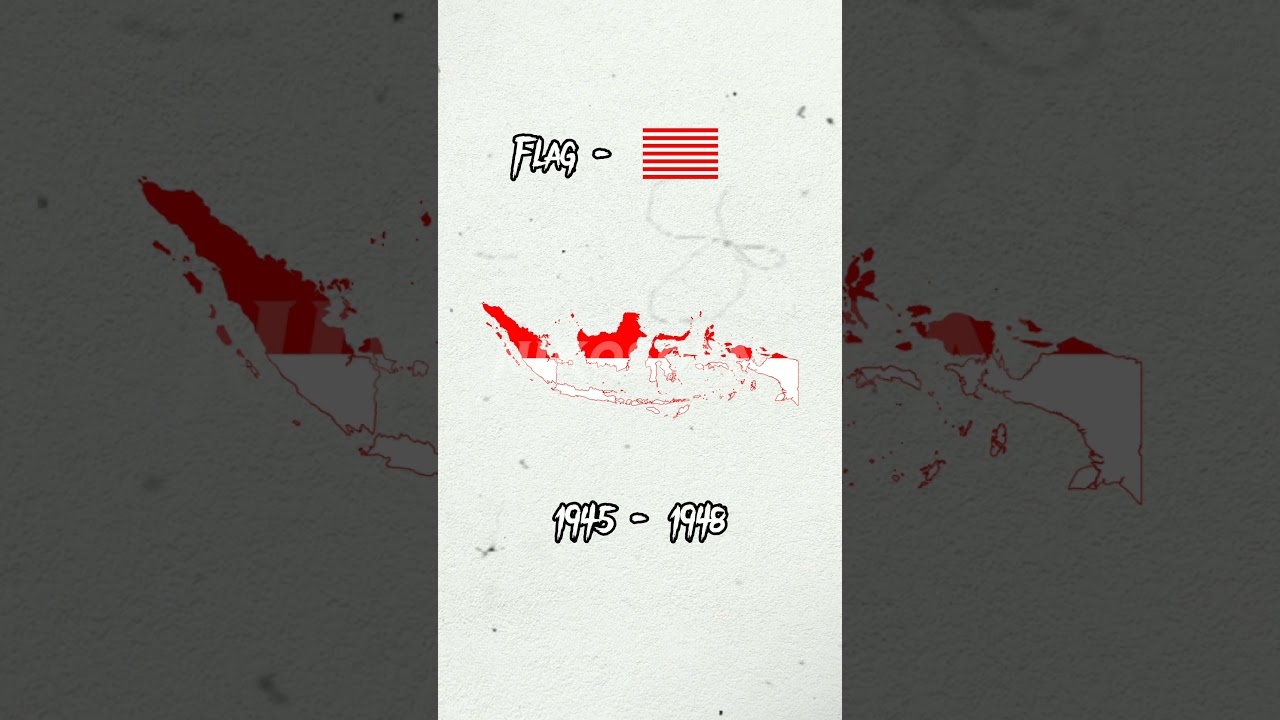 Evolution of Indonesia #shorts #geography #map #flag #indonesia  #evolution #history #viral