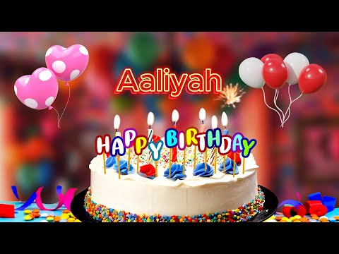 Aaliyah 🎈 Happy Birthday Song “Happy Birthday to You” 🎉 Happy Birthday New Song