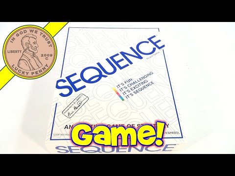 Sequence Board Game #8002, 1995 Jax Games - An Exciting Game Of Strategy