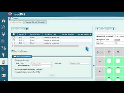 Learn How to Assign a Unique Storage Location to Every Sample in FreeLIMS