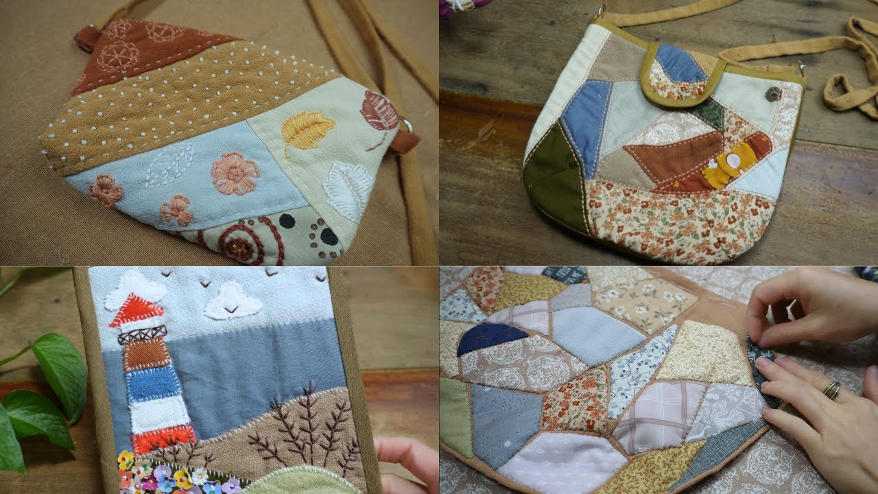 4 Easy Hand Sewing Projects with Fabric Scraps