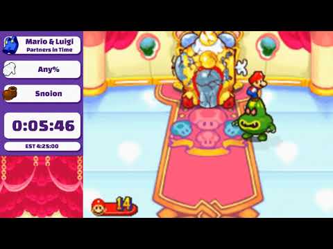 Mario RPG Marathon II - Mario & Luigi Partners in Time in 4:06:25 by Snoion - PART 1
