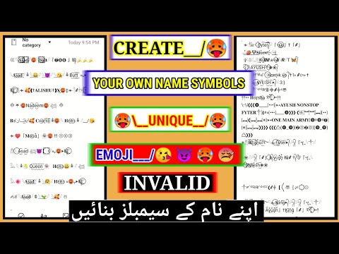 How To Make Acceptable Own Symbol For Fb|How To Make Stylish Acceptable Unique Emoji Invalid Symbols