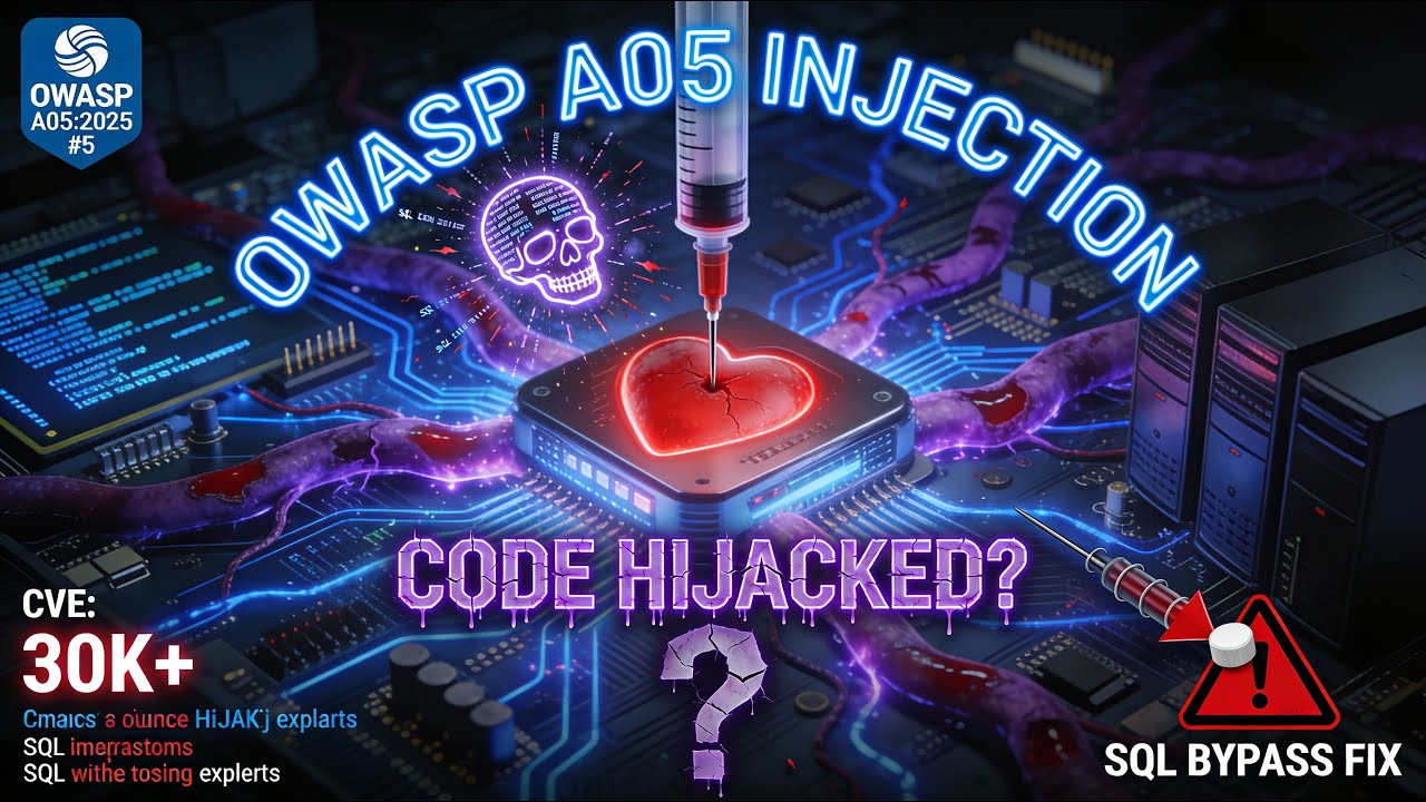 Injection Attacks Explained: OWASP Top 10 2025 #5 Web Vulnerability (SQL, NoSQL, OS Command)
