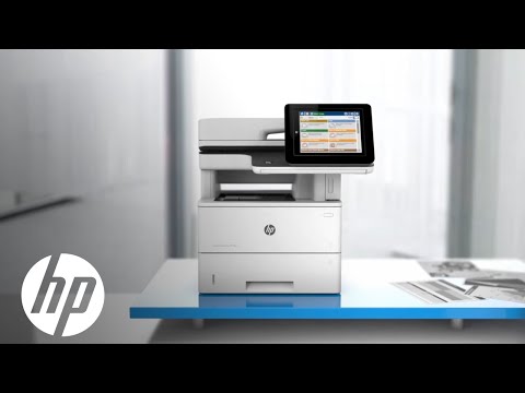 HP LaserJet Enterprise Flow M527z Black & White Multifunction Printer ...