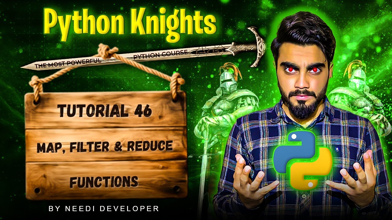 Map, Filter & Reduce Functions in Python | Python Tutorials for Beginners | Tutorial - 46
