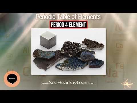 Period 4 element 🔬⚛️🔬 Periodic Table of Elements Series 🔬⚛️🔬