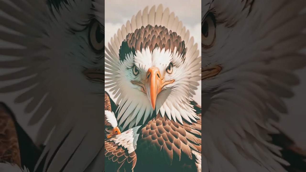 close-up Eagle head ai animation #kaiber #diffusion #videoart