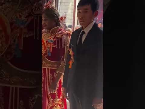 African Bride Stuns in Chinese Wedding Dress! #internationalcouple #wedding #china
