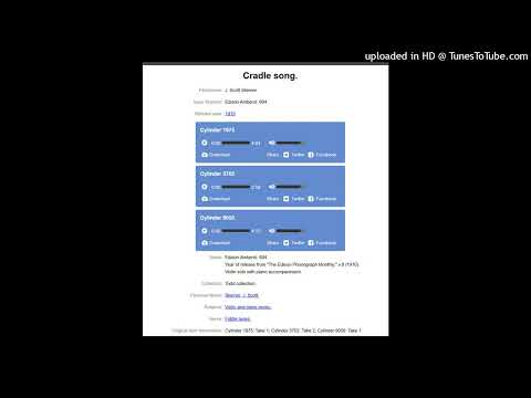 James Scott Skinner - Cradle Song