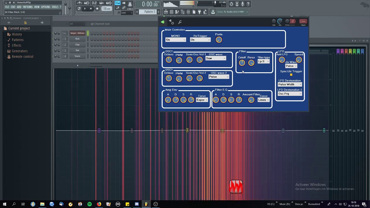 Synth and Synthedit Tutorial video 2 - Basic Synths Parameters