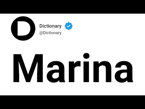 Marina Meaning In English