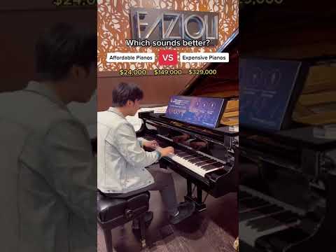 Cheap pianos VS expensive pianos #shorts