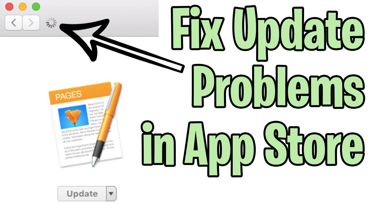 Fix Apple App Store Upgrade Problem - Spinning Wheel when updating Pages, Numbers, Keynote, FCPX etc