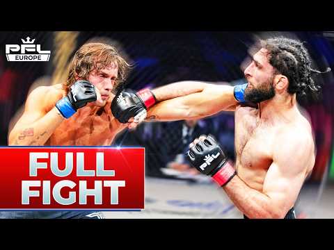 Non-Stop Fight Action! | Haider Khan v Sean McCormac | Full Fight | PFL Europe 1 2025