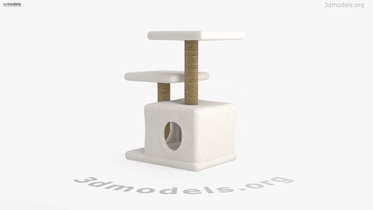 Cat Playhouse 3D model by 3DModels.org
