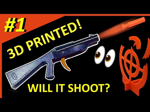 🆓 3D Printed Toy Shotgun – Spring Powered DIY Build (Free STL)・Free STL ...