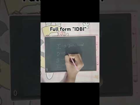 full form of idbi #ssc #fullform #education #study #shortvideo #ytshorts