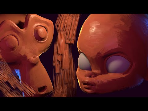 Painting brush strokes with Geometry Nodes in Blender